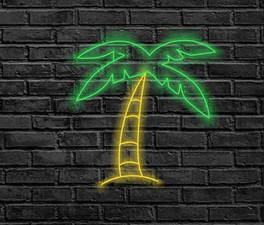 Palm Tree LED Neon Sign – Zen Neon